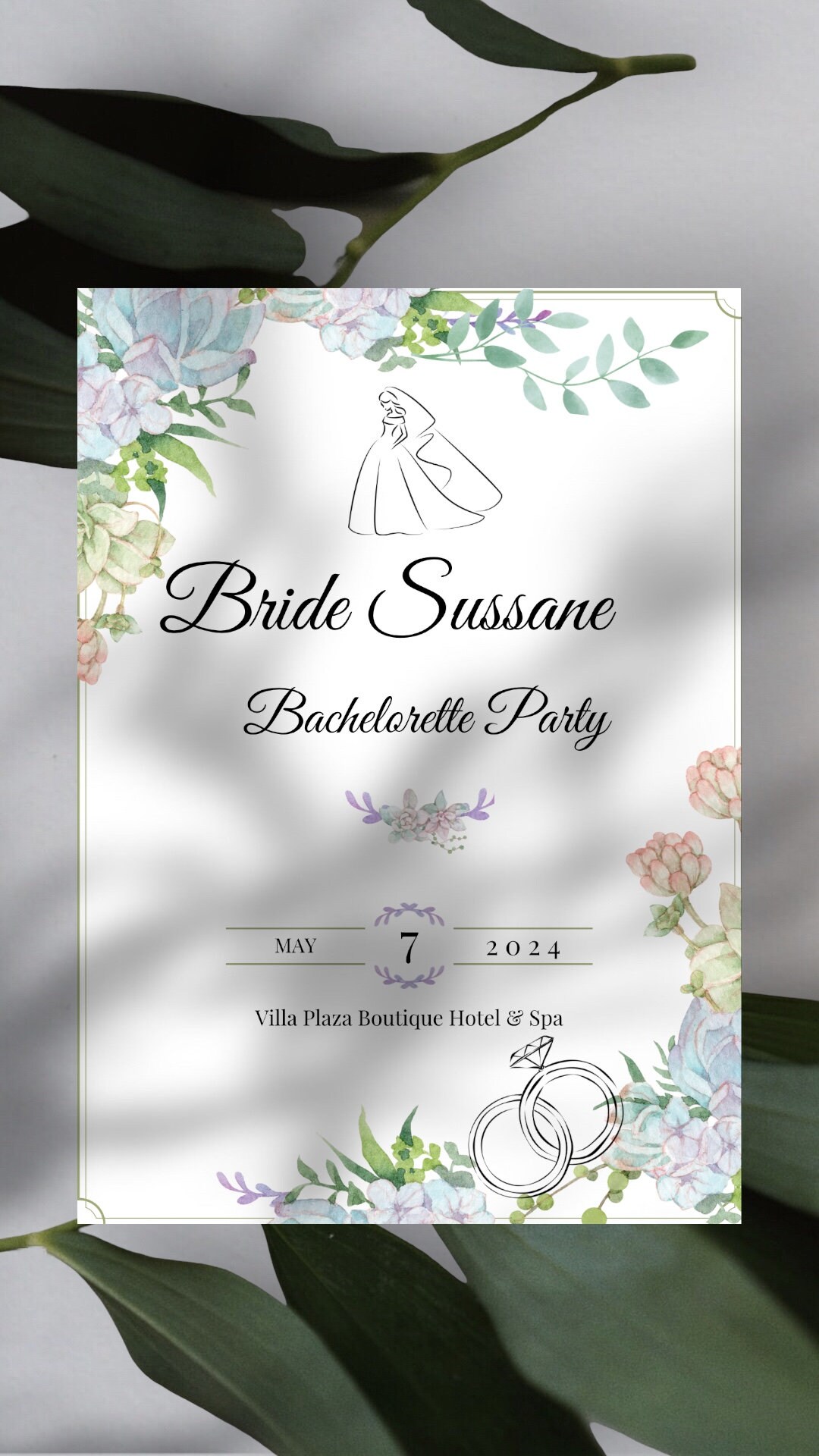 Bachelorette Poster for Your Elegant and Original Party. One Big ...