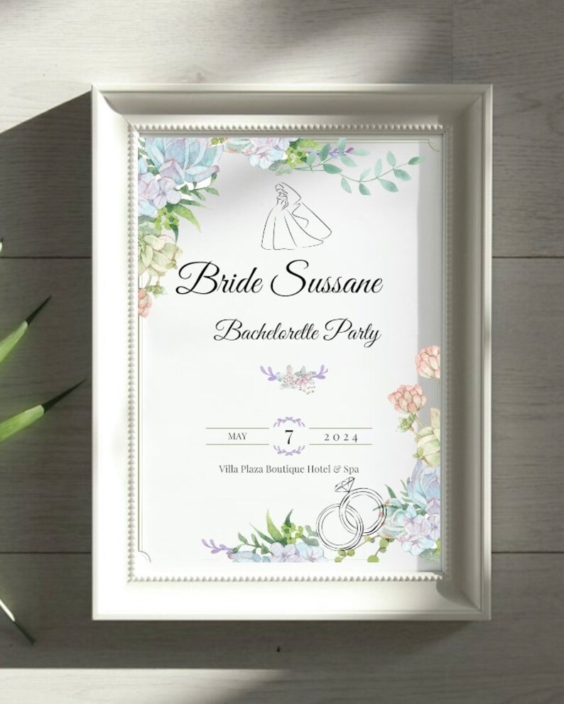 Bachelorette Poster for Your Elegant and Original Party. One Big ...