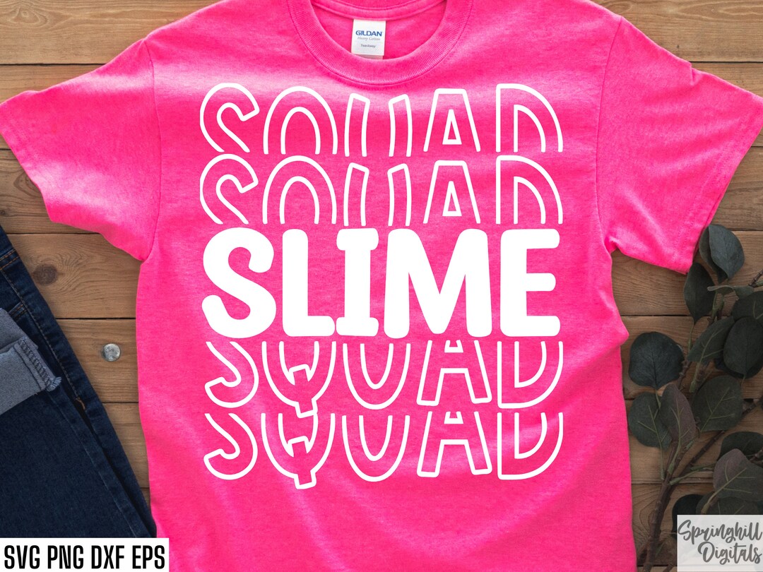 Slime Squad Svg | Kids Slime Cut Files | Small Business Svgs | Kids ...