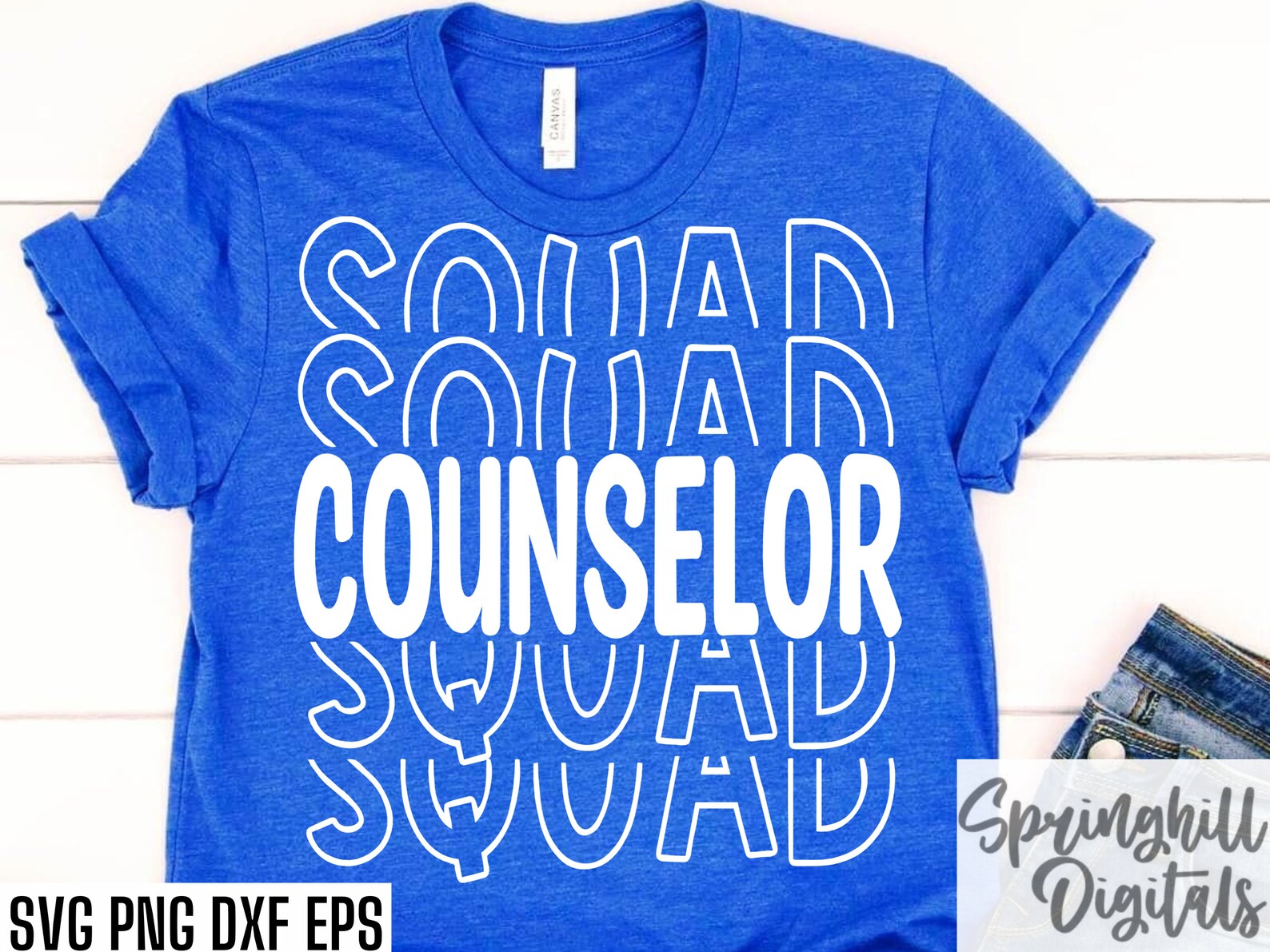 Counselor Squad Svgs | School Counselor T-shirt | Counseling Cut Files ...