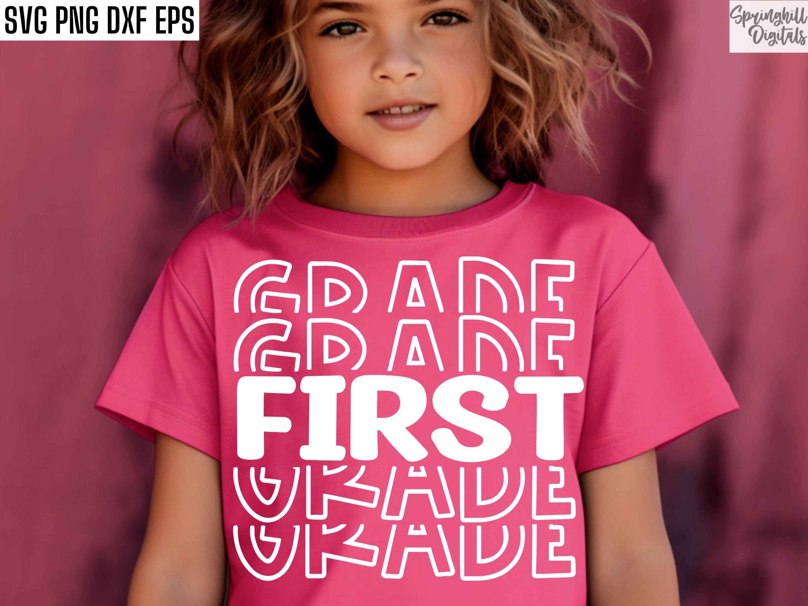 First Grade Svgs | Back to School Shirt | First Day of School | 1st ...
