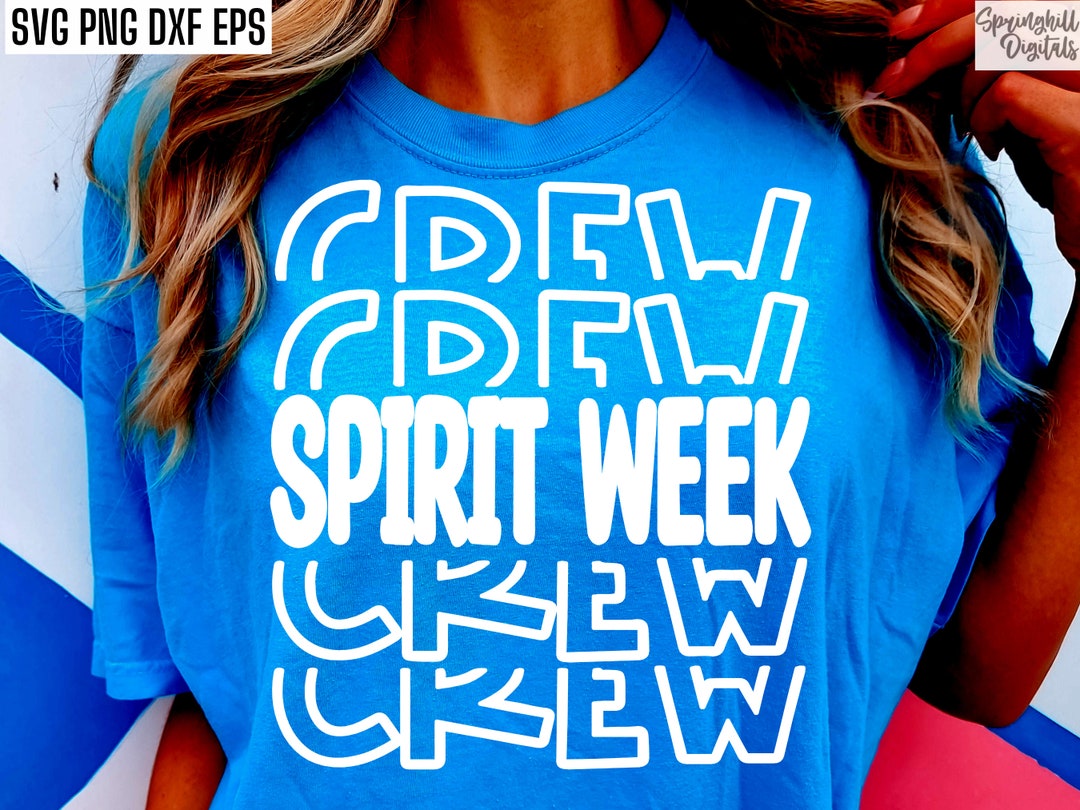 Spirit Week Crew, Pep Rally Svgs, School Parade Pngs, School Spirit ...