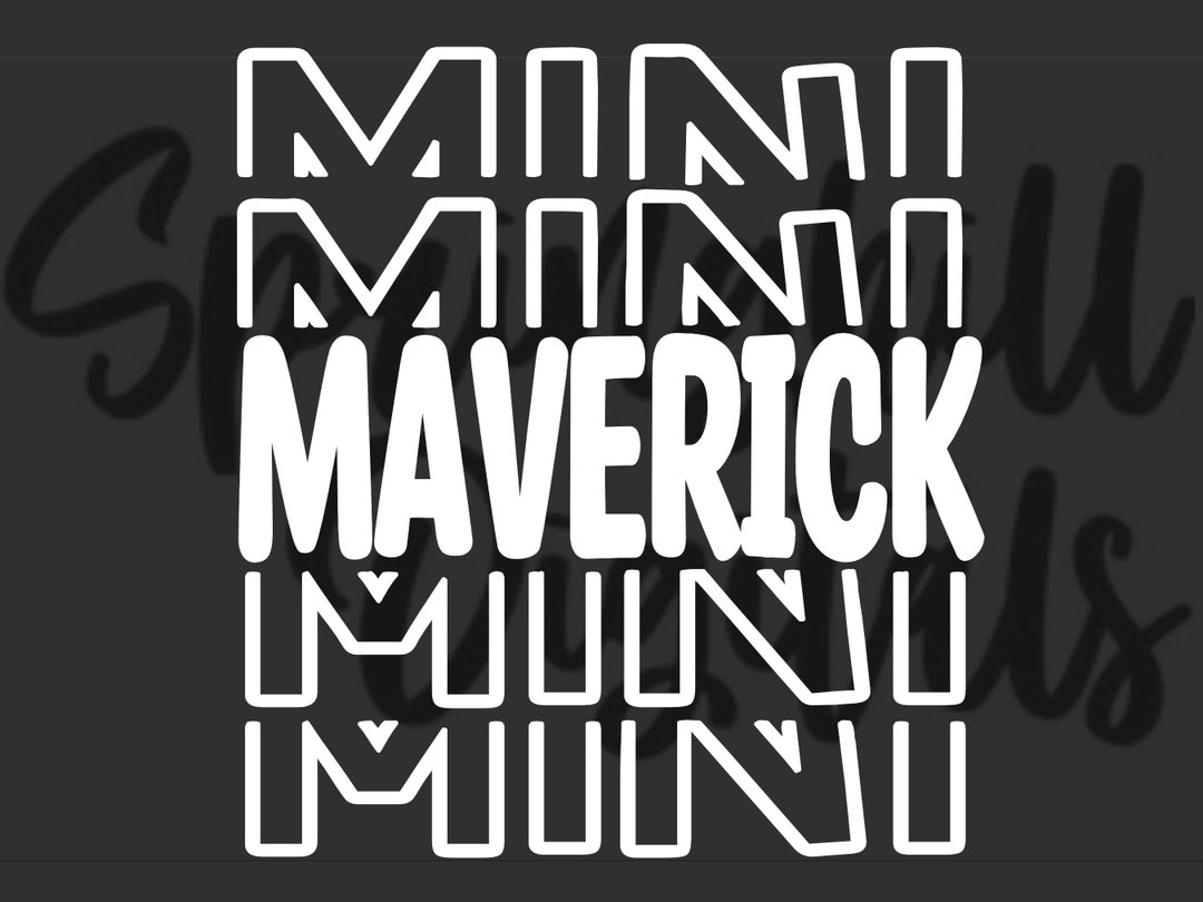 Maverick Mini Svg, Maverick T-shirt Svgs, Varsity Football Svg, High ...
