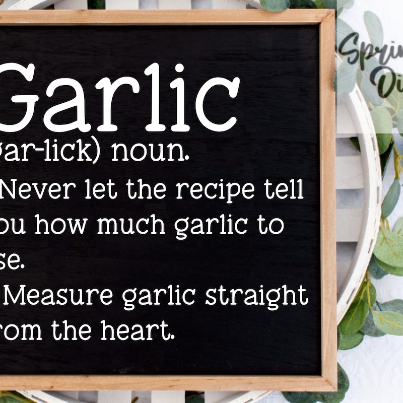Funny Garlic Signs - Etsy