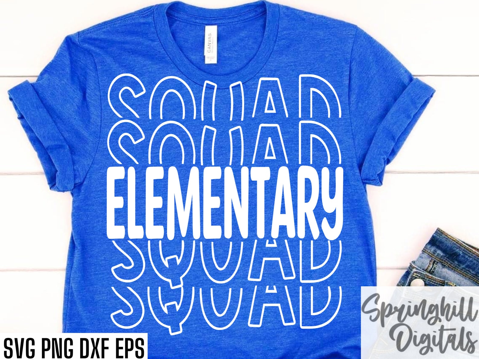 Elementary Squad Svgs First Day of School Back to School - Etsy
