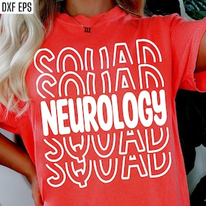 Neurology Squad Svg | Neurologist Shirt Pngs | Neuro Tech Cut Files ...