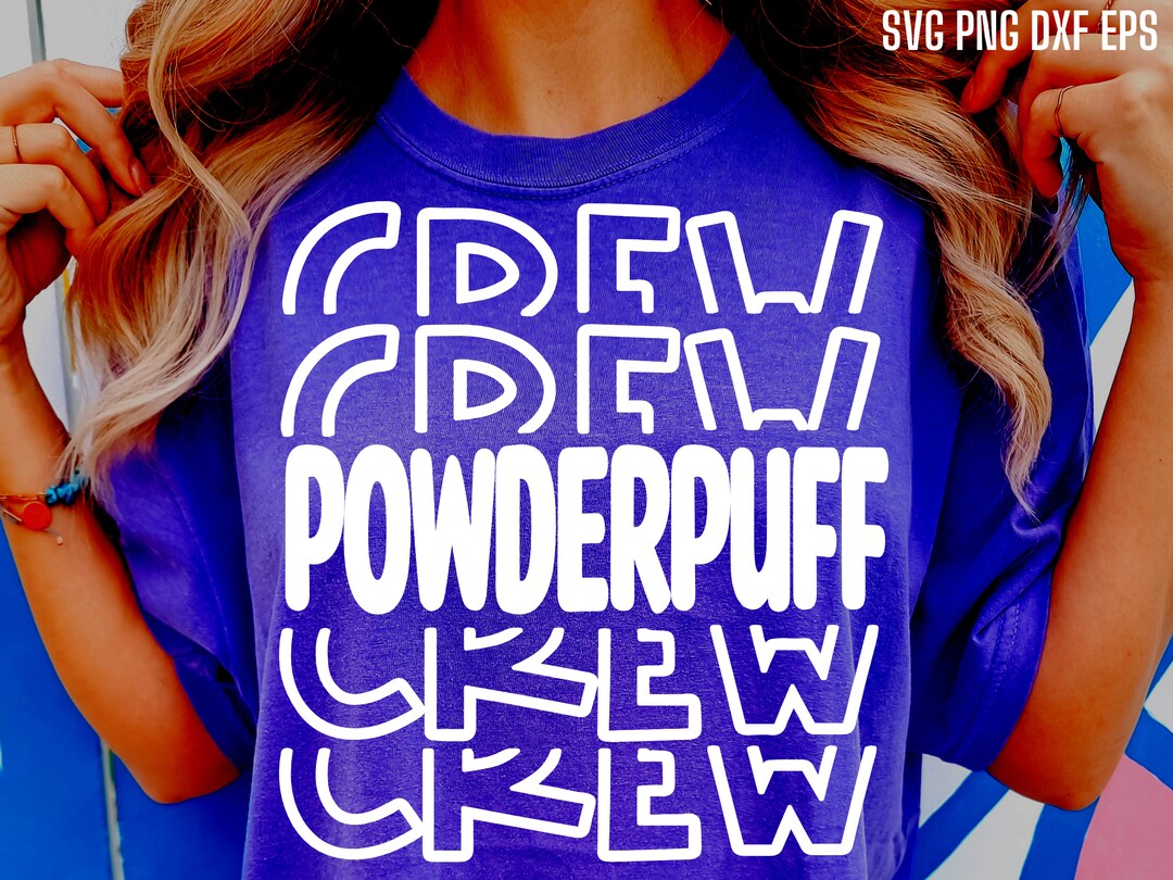 Powderpuff Crew Svg Powderpuff Team Pngs Girls Football - Etsy