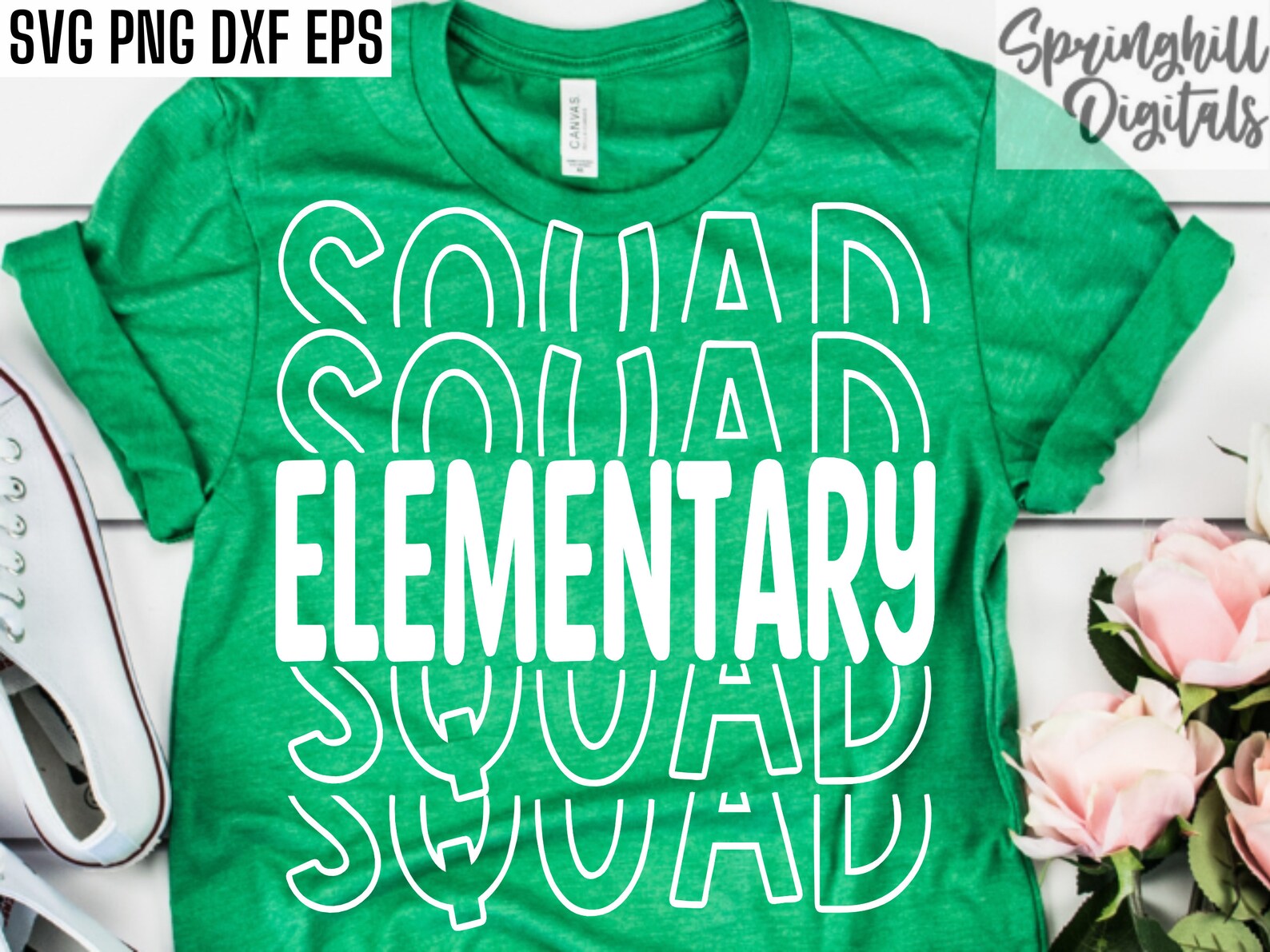 Elementary Squad Svgs First Day of School Back to School - Etsy