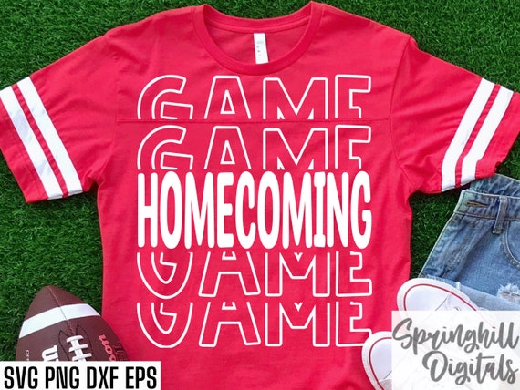 Homecoming Game Svg Homecoming T-shirt Back to School - Etsy