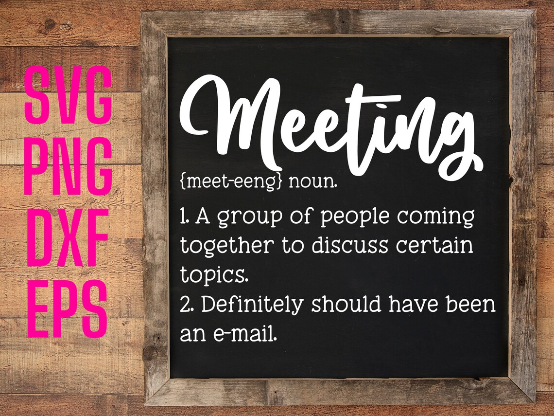 Meeting Room Svg Business Meeting Svg Meeting Cut File - Etsy