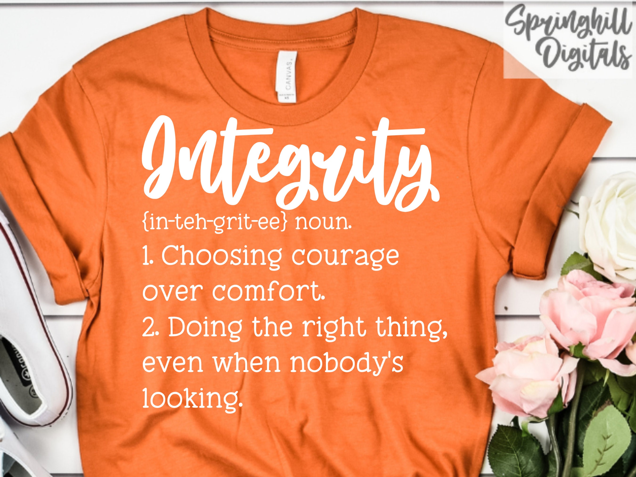 Integrity Svg Motivational Quote Svg Inspirational Saying - Etsy