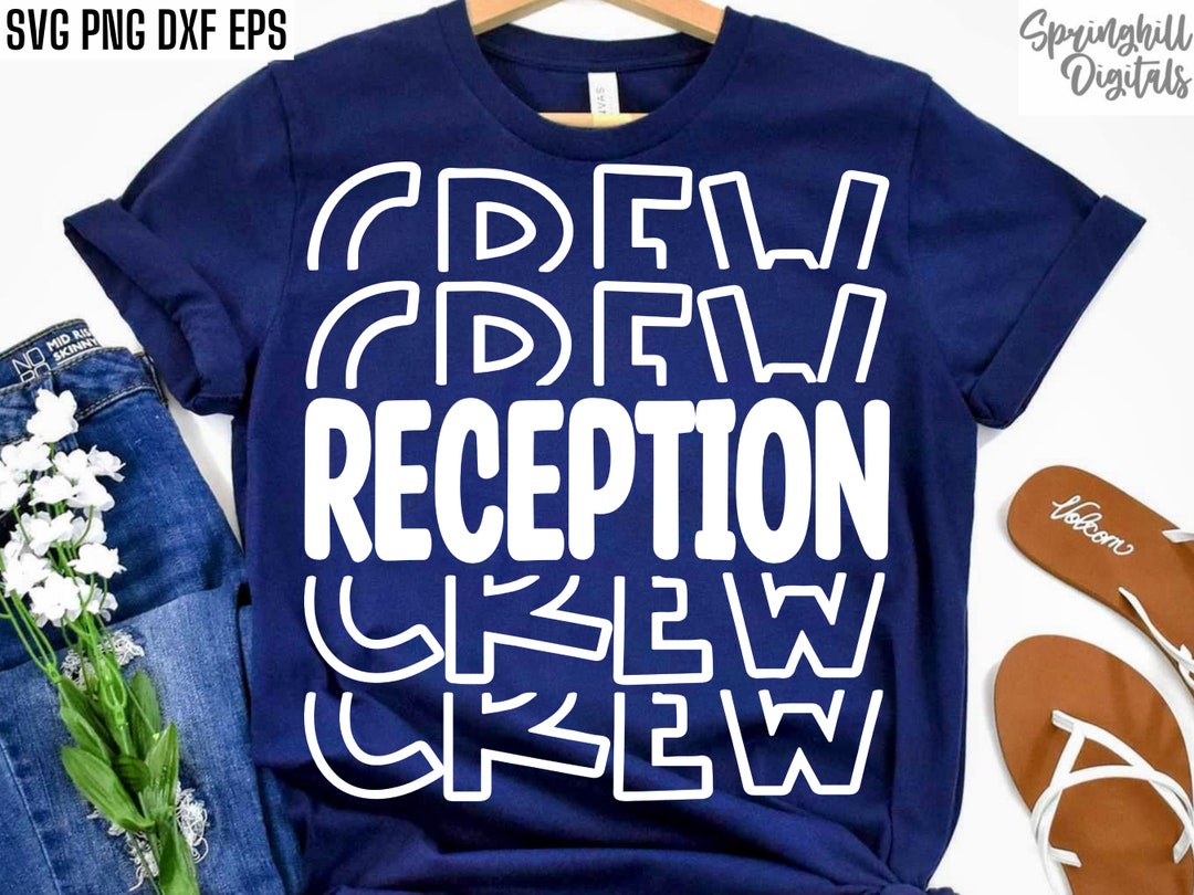 Reception Crew Svg, Receptionist T-shirt Designs, Office Secretary Pngs ...