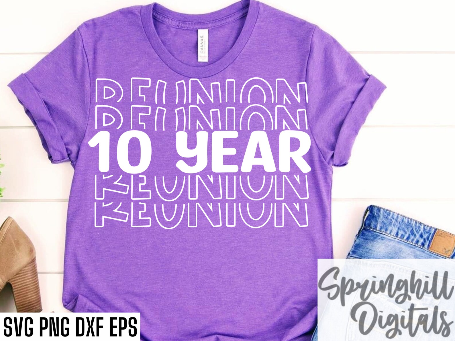 10 Year Reunion Svgs High School Class Reunion Ten Year - Etsy