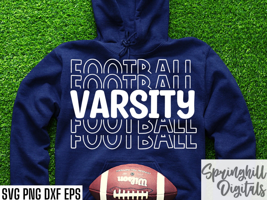 Varsity Football Svg | Football Season Shirt | School Sports Cut Files ...