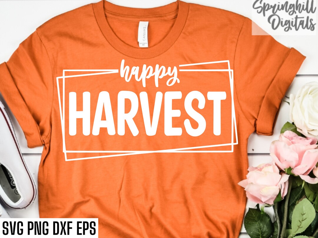 Happy Harvest Svg Harvest Cut Files Thanksgiving Svgs - Etsy