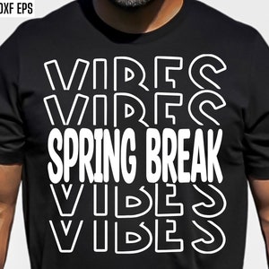 Spring Break Vibes Svg | Matching Vacation Pngs | Spring Break Svgs ...