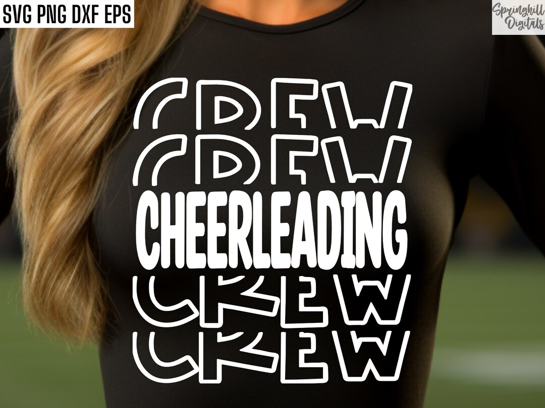 Cheerleading Crew | Cheerleading Shirt Svg | Cheerleader Squad Png ...