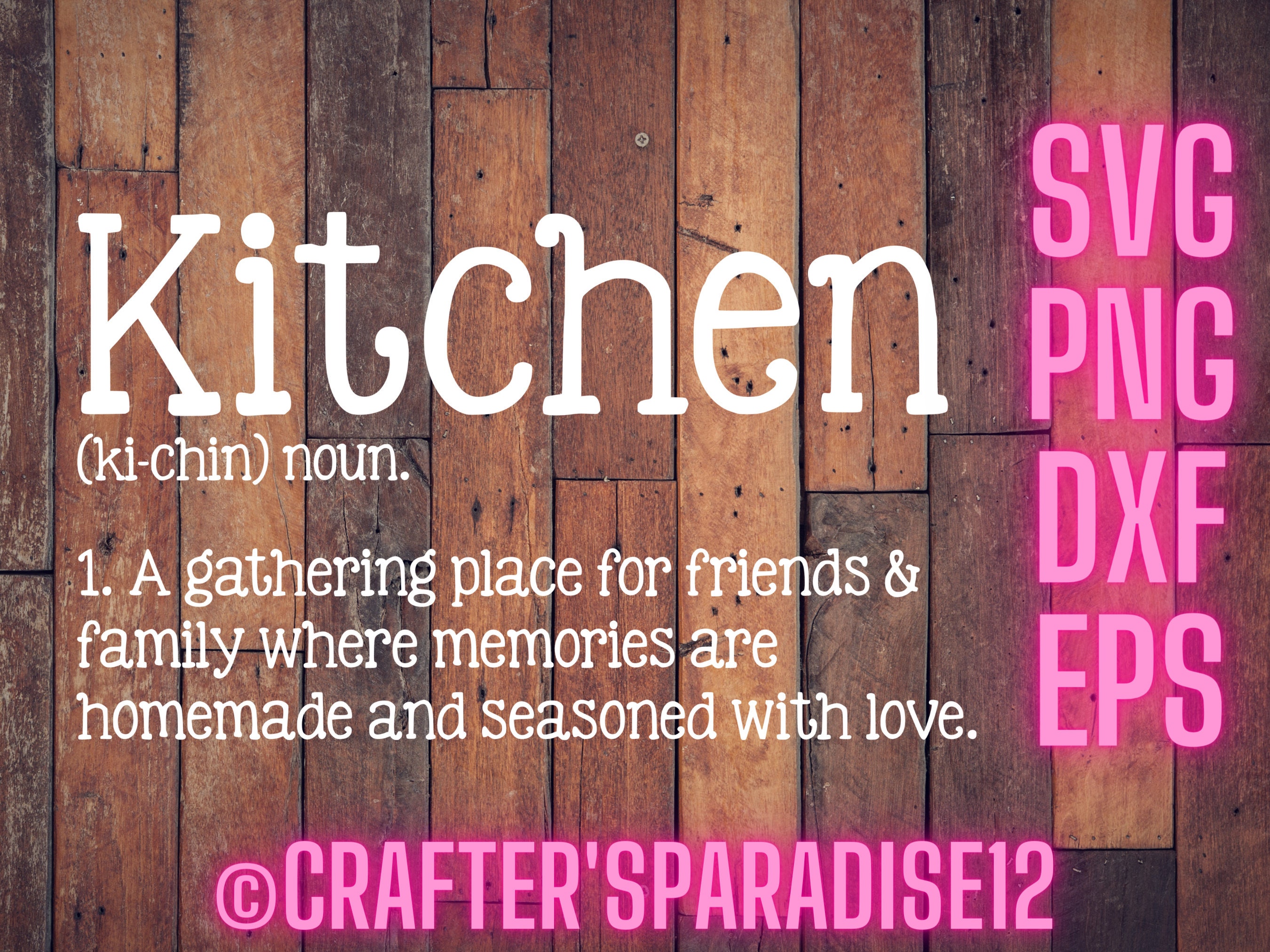 Kitchen Svg Kitchen Sign Svg Farmhouse Sign Svg Kitchen - Etsy