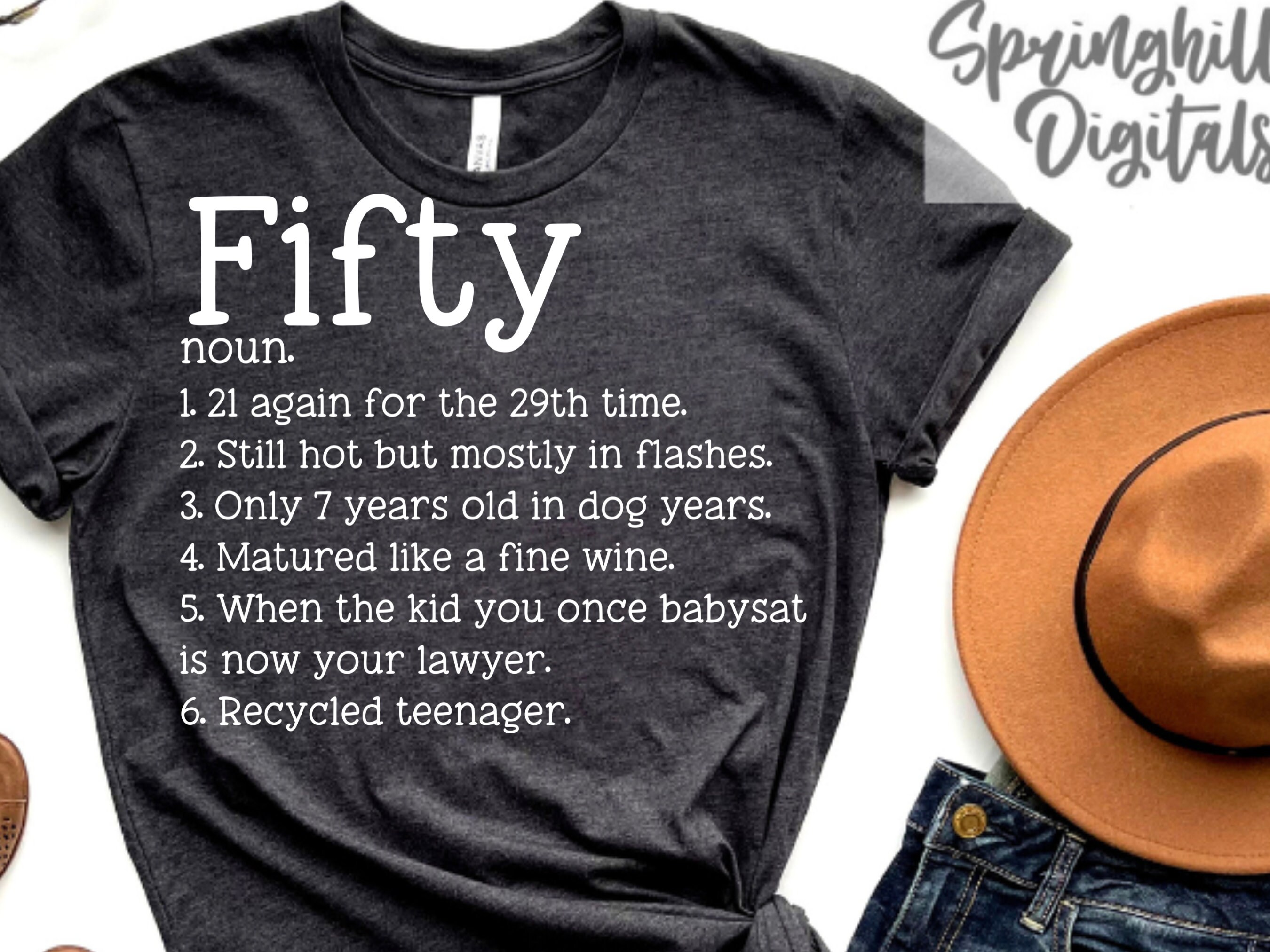 50th Birthday Svgs | Fiftieth Birthday Svgs | Fifty Definition | Over ...