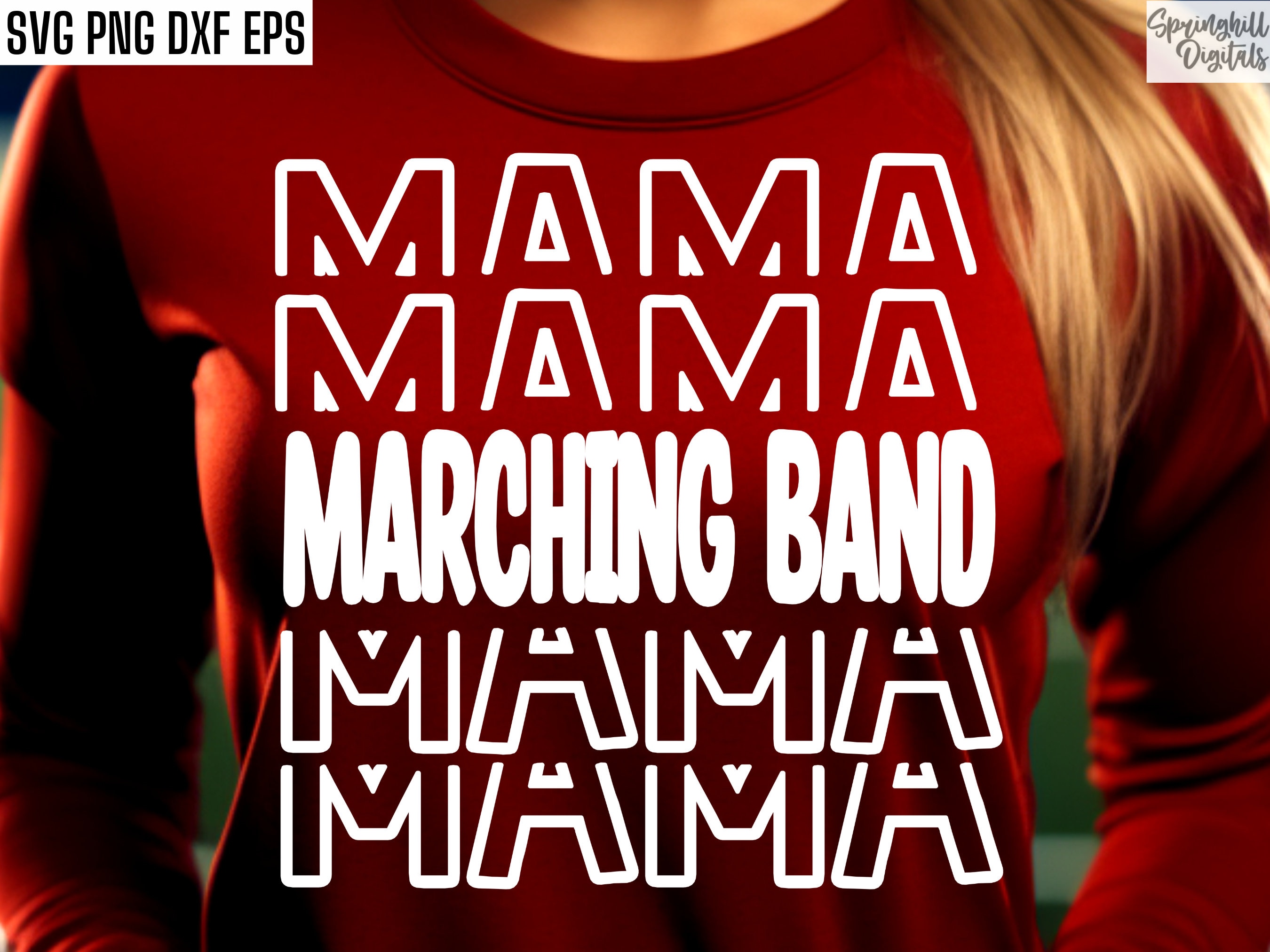 Marching Band Mama | Band Mom Shirt Svgs | High School Mom | Marching ...