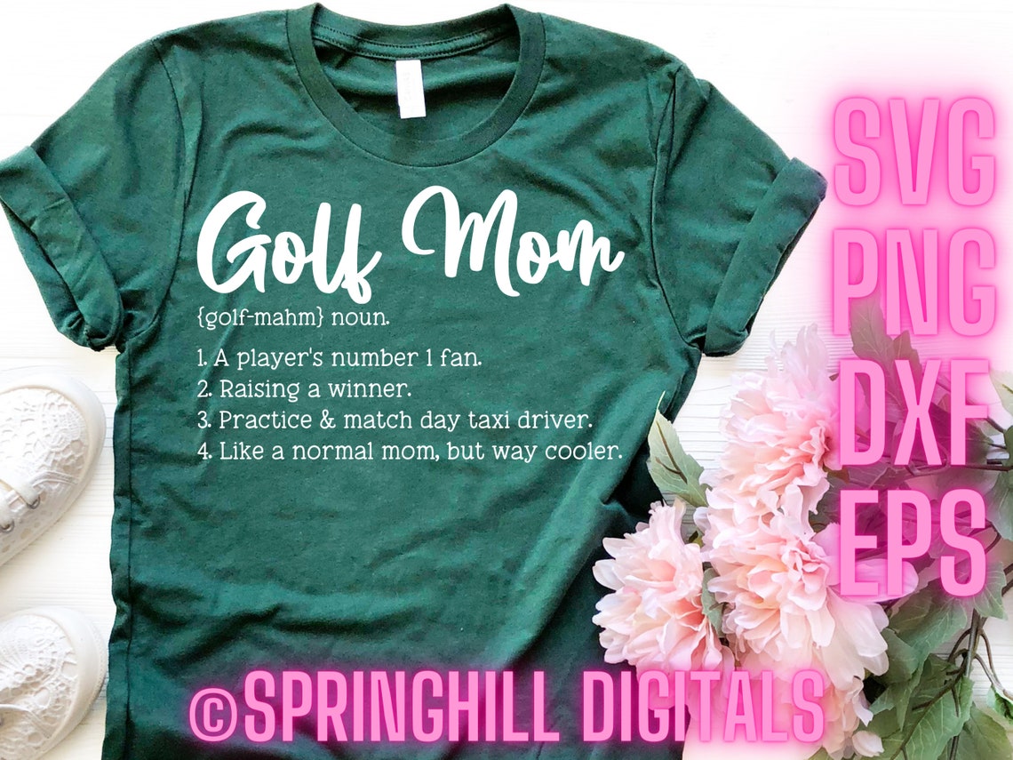 Golf Mom Svg Sports Mom Svg Golf Cut File Golf Family | Etsy