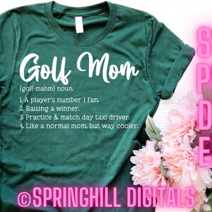 Golf Mom Svg Sports Mom Svg Golf Cut File Golf Family - Etsy