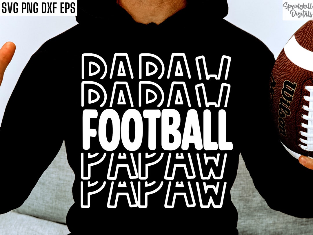 Football Papaw Svg, Football Family Pngs, Matching Tshirt Designs ...