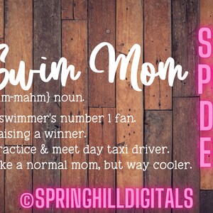Swim Mom Svg | Sports Mom Svg | Swim Cut File | Swim Team Svg | Swim ...
