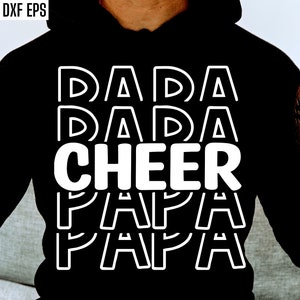 Cheer Papa Svg | Cheerleading T-shirt | Cheer Team Cut Files | Cheer ...