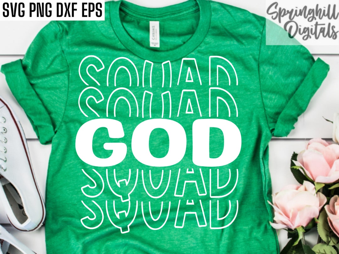 God Squad Svg Youth Group T-shirt Cut Files Kids Church - Etsy