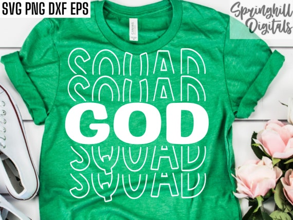 God Squad Svg Youth Group T-shirt Cut Files Kids Church - Etsy
