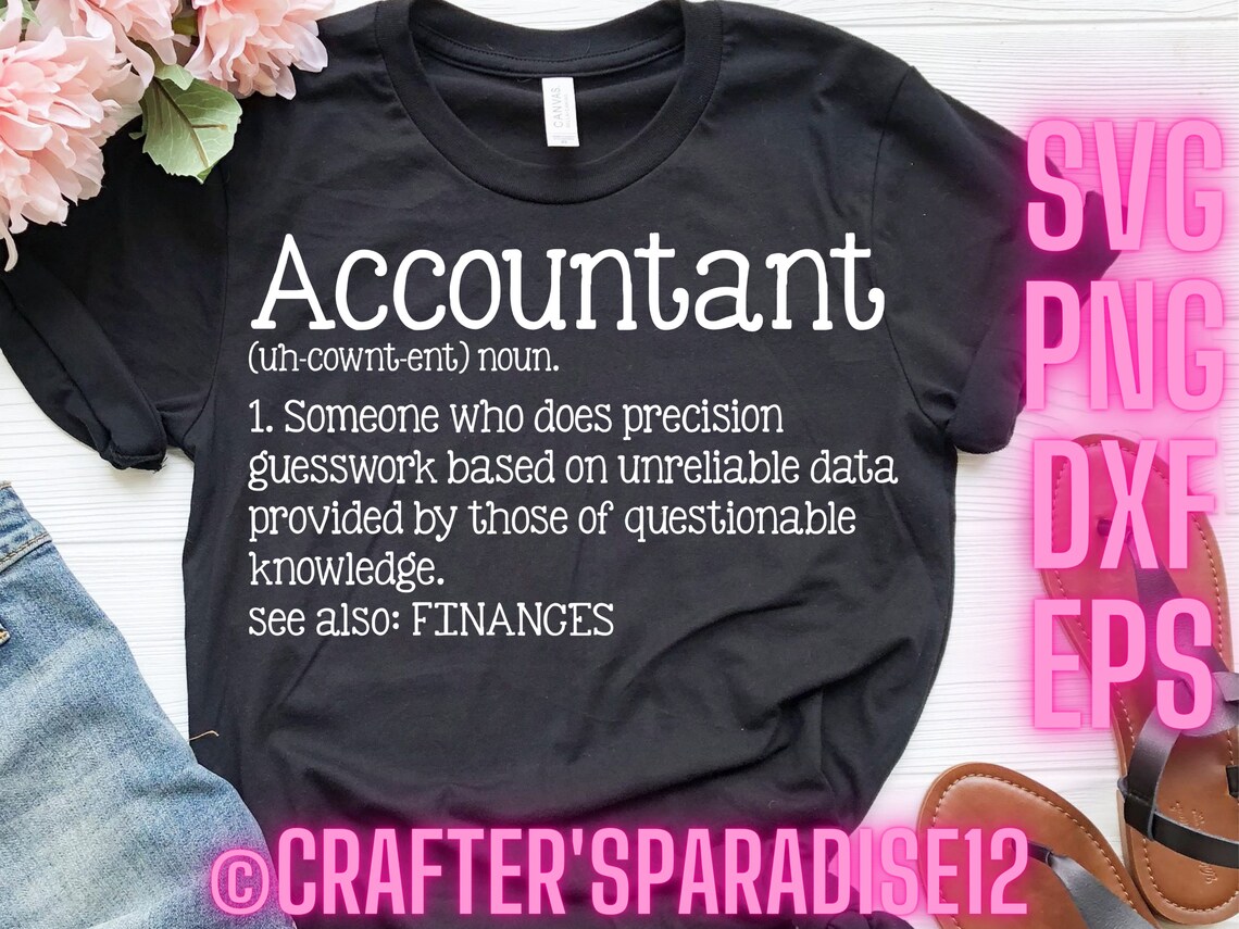 Accountant Svg Accountant Definition Svg Job Svg - Etsy