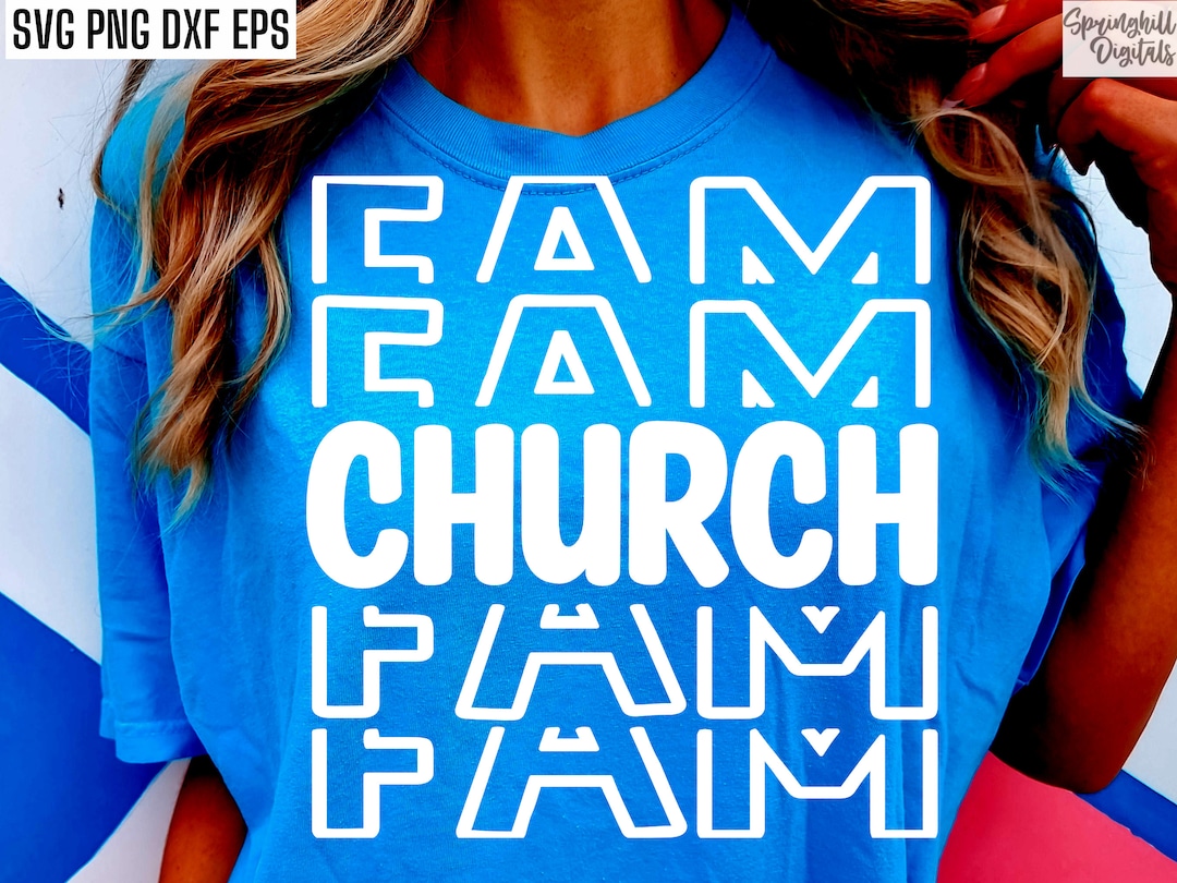 Church Family Svg | Youth Group T-shirt Cut Files | Kids Church Shirt ...