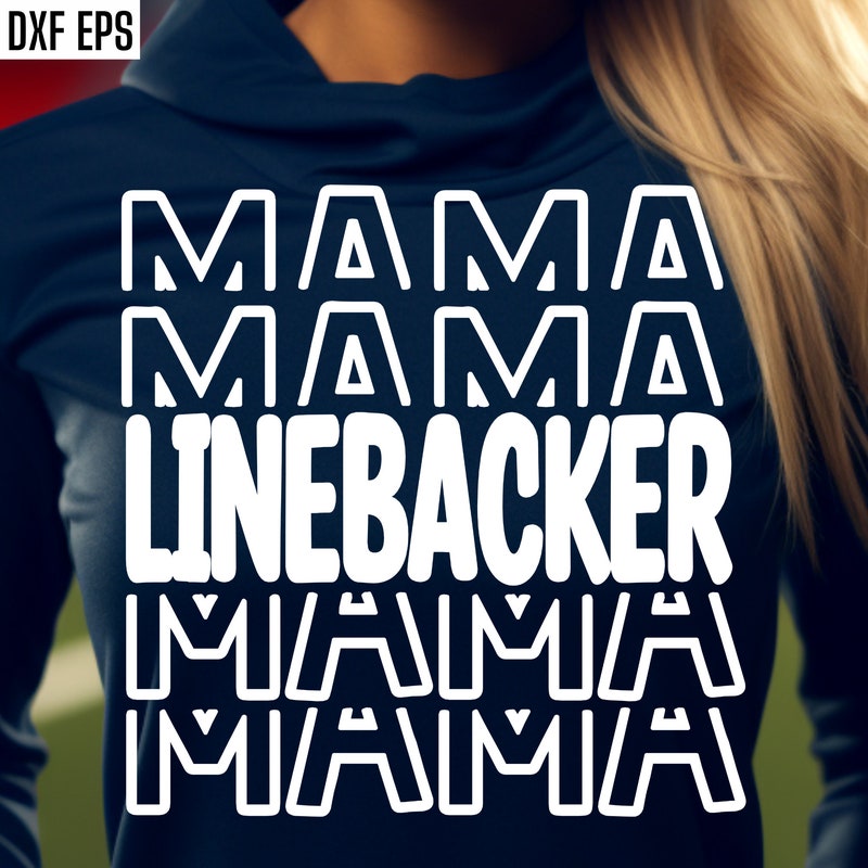 Linebacker Svg - Etsy