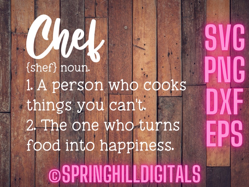 Chef Quote | Chef Svg | Cook Svg | Chef Cut File | Chef Quote Svg ...