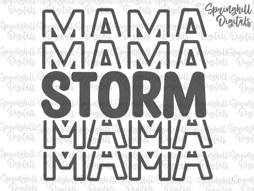Storm Mama Svg, Storm Mascot Svgs, Storm Cut Files, High School ...
