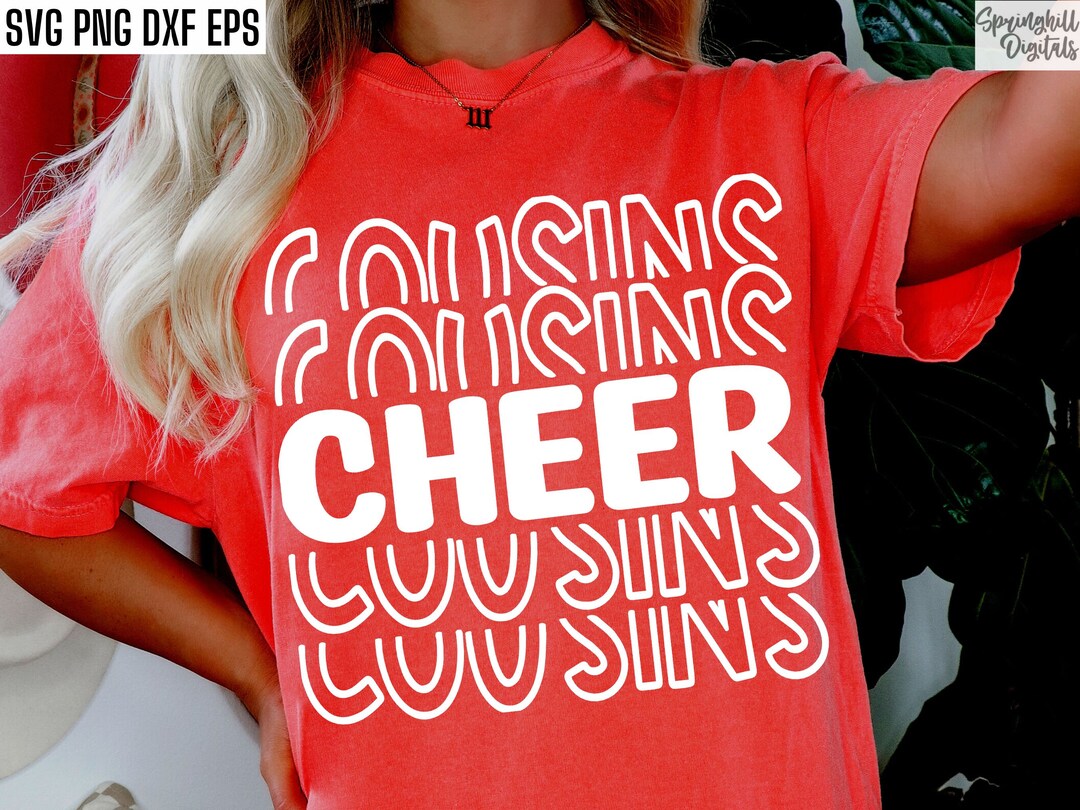 Cheer Cousins Svg Cheerleading Family Pngs Cheer Team Cut Files Cheer ...