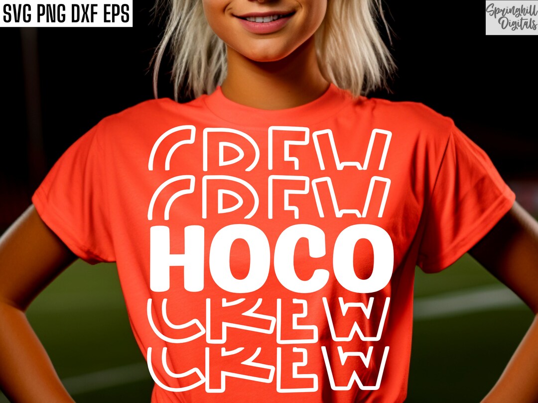 Hoco Crew Svg | Homecoming T-shirt | Back to School Quote | Homecoming ...