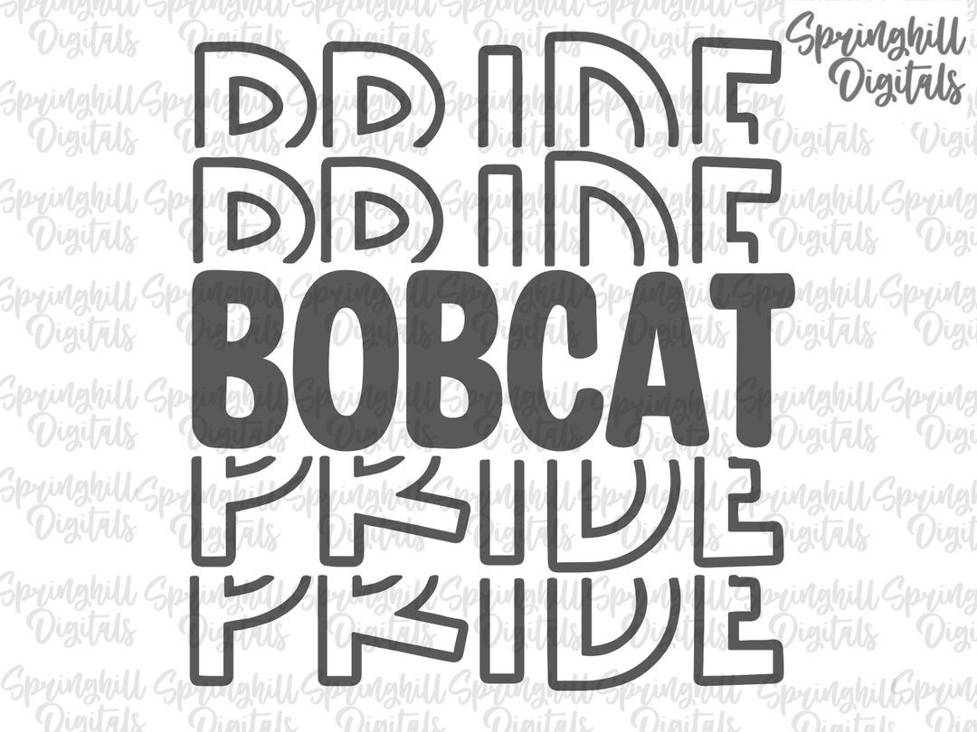 Bobcat Pride Svg, Bobcat Mascot Svgs, Bobcat Team Pngs, High School ...