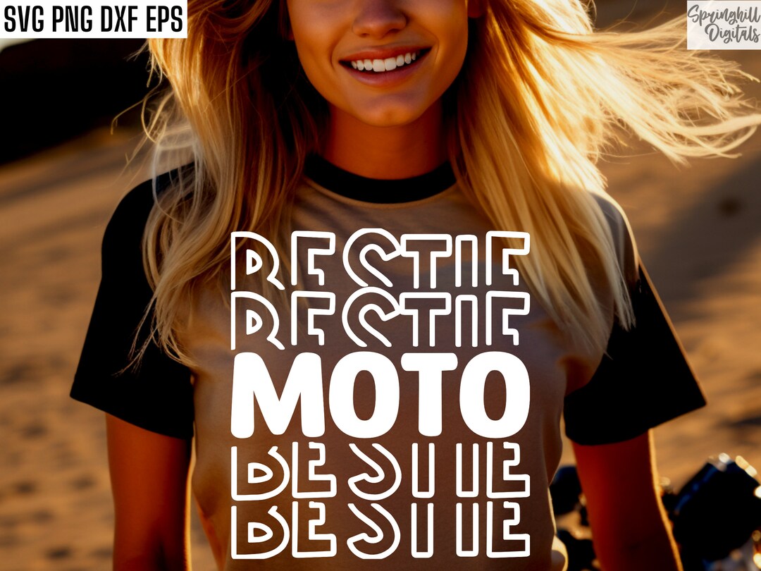 Moto Bestie Svg | Dirt Bike Friend Pngs | Dirt Biking Quotes | Dirt ...