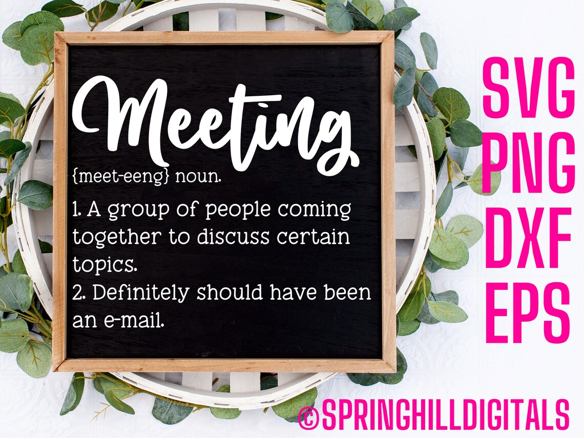 Meeting Room Svg Business Meeting Svg Meeting Cut File - Etsy