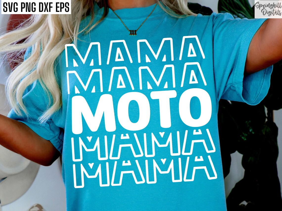 Moto Mama Svg Dirt Bike Mom Shirt Dirt Biking Quotes - Etsy
