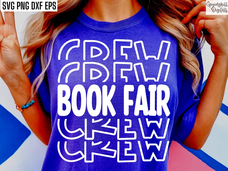 Book Fair Crew Svg | School Book Fair Pngs | Fundraiser Tshirt Designs ...
