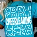 Cheerleading Crew Cheerleading Shirt Svg Cheerleader Squad Png ...