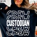 Custodian Crew Svg | Janitor Shirt Pngs | Maintenance Worker ...