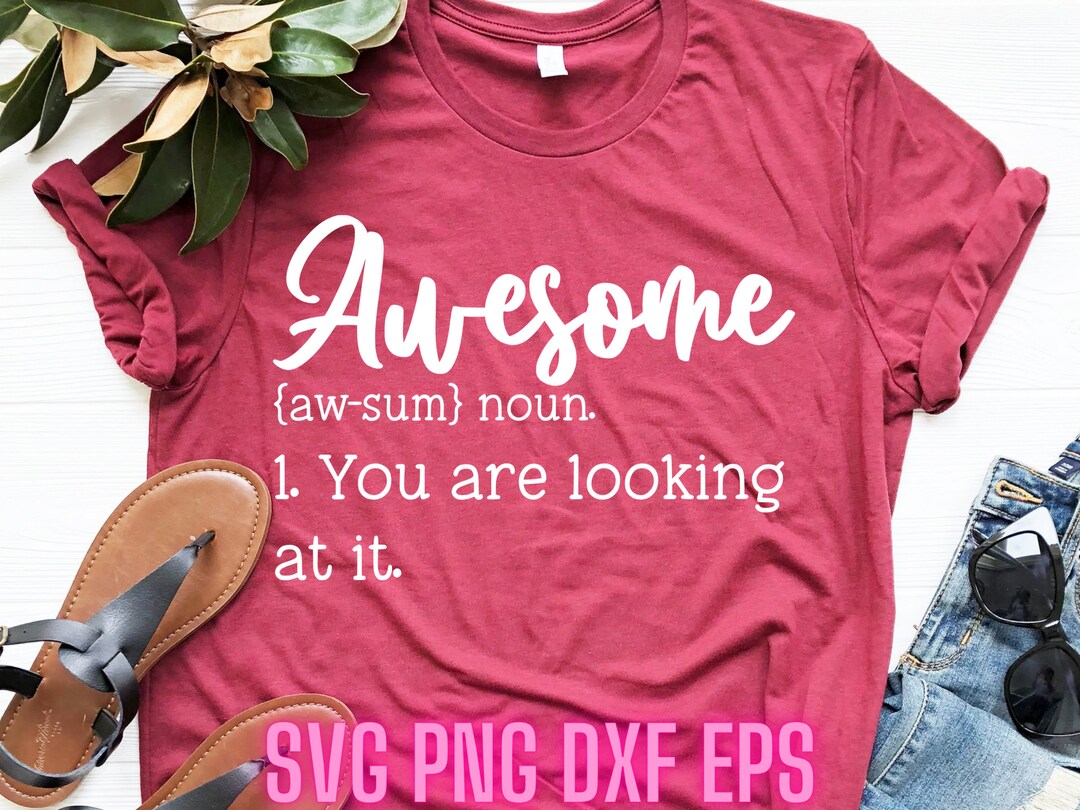 Awesome Quote Definition Svg Funny Saying Svg Definition Cut File Funny ...