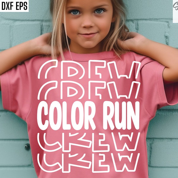 Color Run Shirt Svg - Etsy