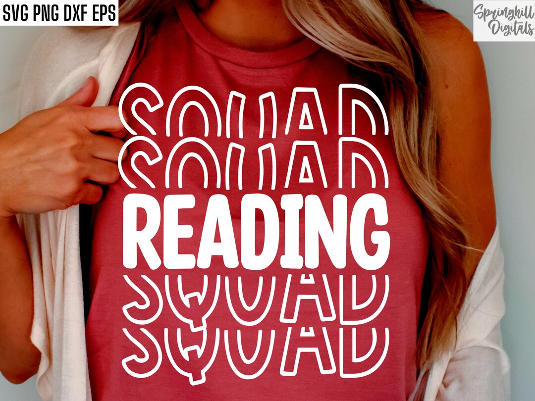 Reading Squad Svgs, Paraprofessional Pngs, Group Intervention, Parapro ...