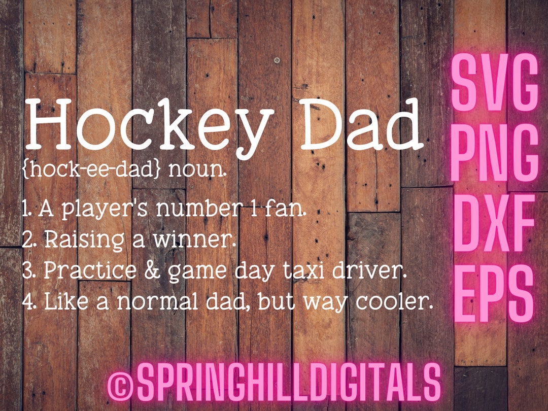 Hockey Dad Svg | Sports Dad Svg | Hockey Cut File | Hockey Family Svg ...