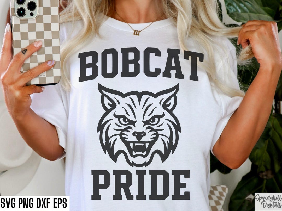 Bobcat Pride Png, Bobcat Mascot Svg, Varsity Football Svg, Game Day ...